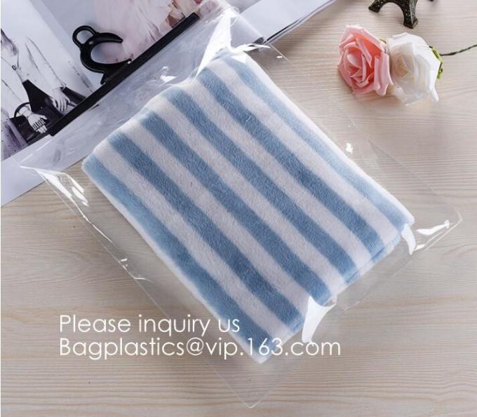 Frosted ziplock bag EVA PVC hanger bag for clothes,EVA frost drawstring ...