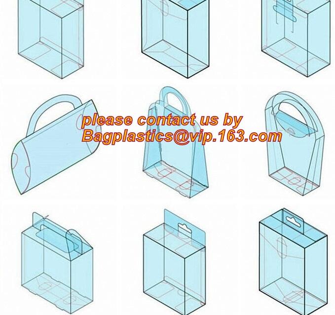 Soft Crease Folding PVC Clear Plastic Box, Custom Design Clear Plastic ...
